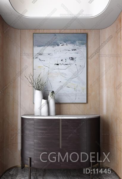 Contemporary Hallways 3D model - Hallway | CGmodelX