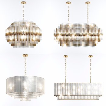 Modern Crystal Lights 3D model - Crystal Lights | CGmodelX