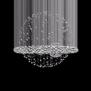 New Chinese Crystal Lamp 3D model - Crystal Lights | CGmodelX