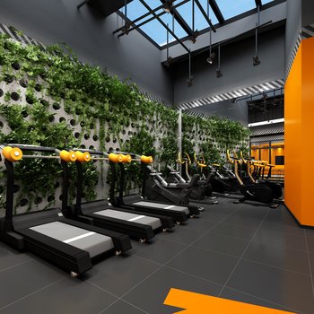 Modern Gym 3D model - The Gym | CGmodelX