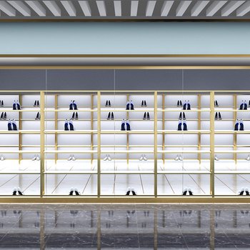 Modern Shoe Store 3D model [ID:43418]