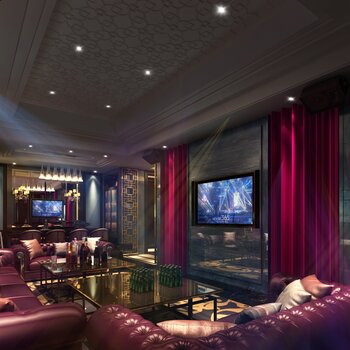 Modern KTV 3D model - KTV | CGmodelX