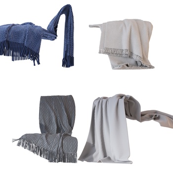 Modern Blanket Combination 3D Model - Carpet/Tapestry | CGmodelX