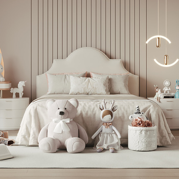 Modern Children'S Room 3D Model - Kids Room | CGmodelX