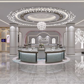 Contemporarygold Exclusive Shop 3D model - Retail Store | CGmodelX